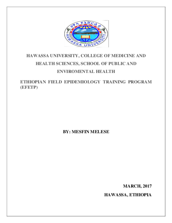 (DOC) Final Malaria Data Analysis report from