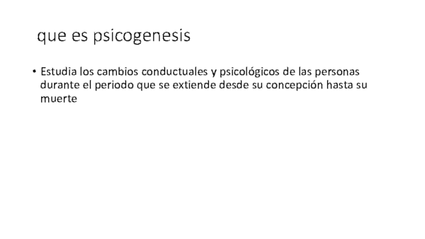 (PPT) Psicogenesis
