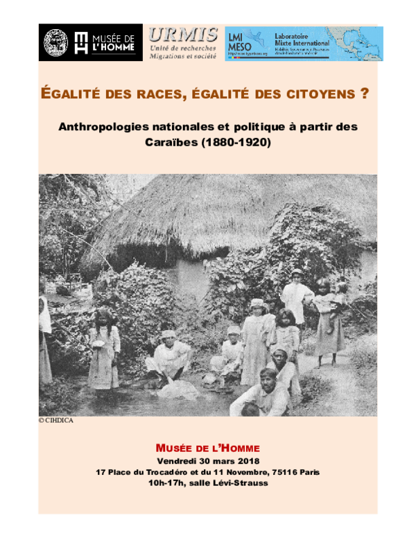 (DOC) "Égalité des races, égalité des citoyens ? Anthropologies ...
