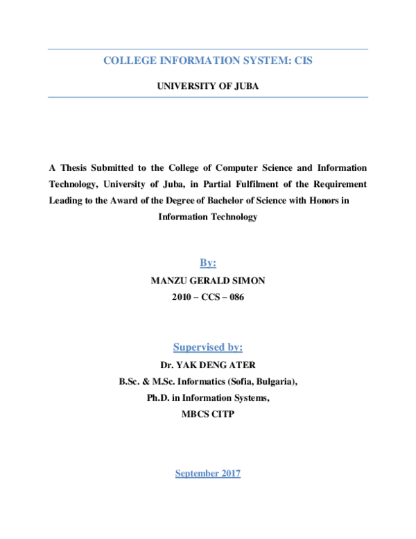 (PDF) COLLEGE INFORMATION SYSTEM