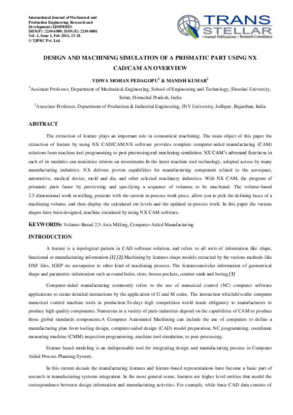 (PDF) International Journal of Mechanical and Production Engineering ...