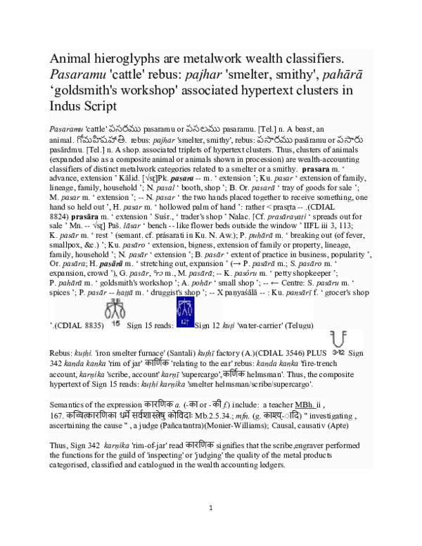 (PDF) Animal hieroglyphs are metalwork wealth classifiers. Pasaramu ...