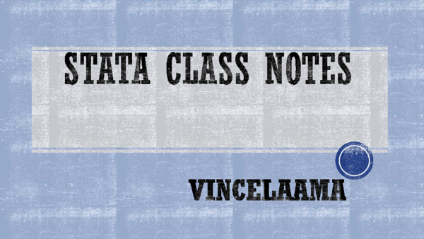 (PDF) Stata class notes