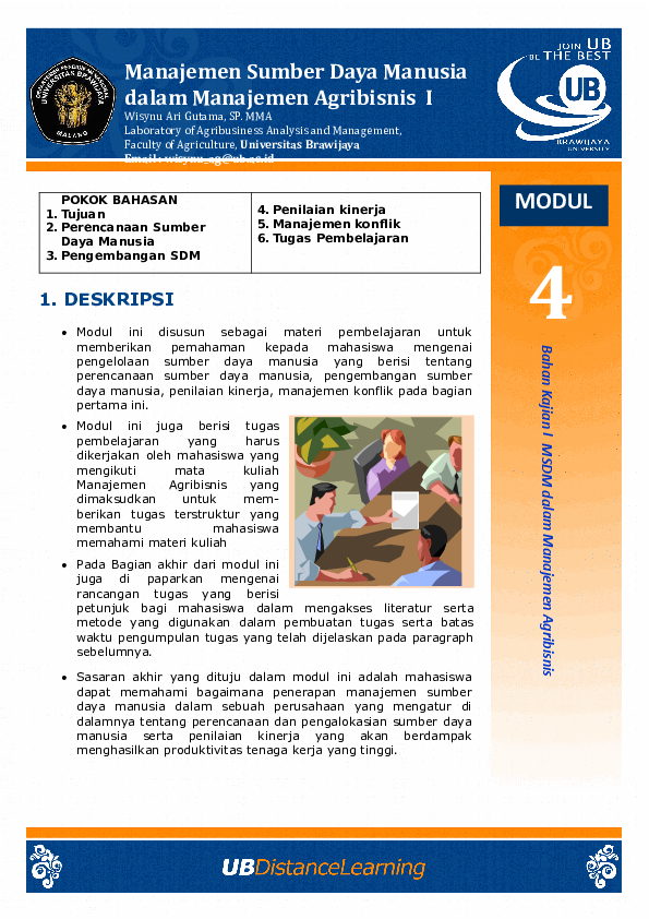 (DOC) Bahan Ajar Manajemen Sumber Daya Manusia (MSDM)