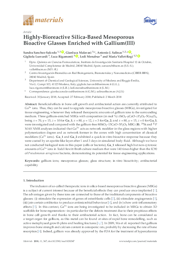 (PDF) Highly-Bioreactive Silica-Based Mesoporous Bioactive Glasses ...
