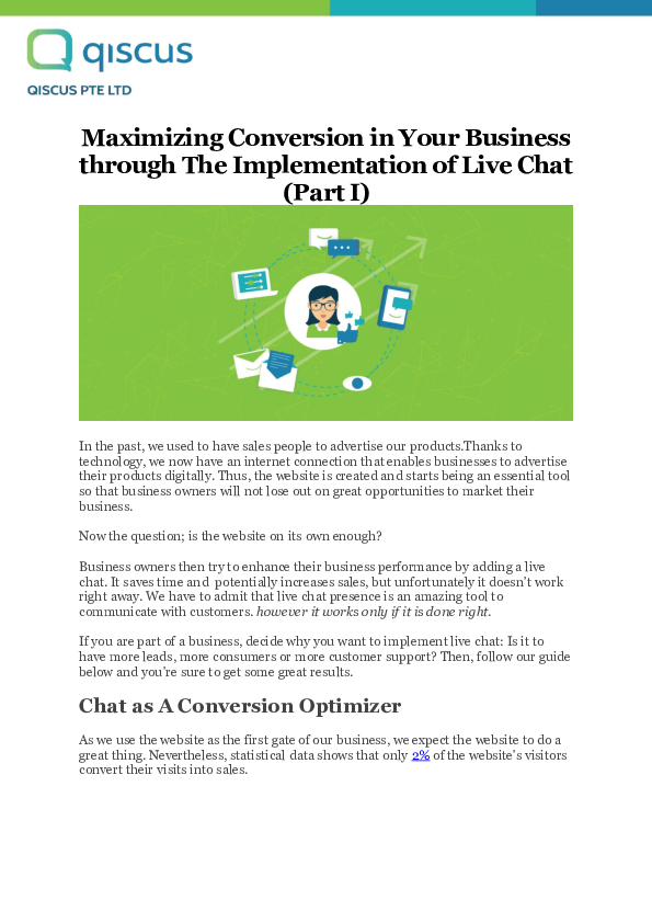 How To Use Live Chat Software For Website Conversion