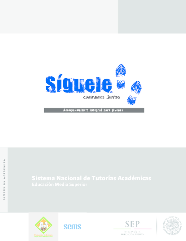 (PDF) Sistema Nacional de Tutorías Académicas Educación Media Superior