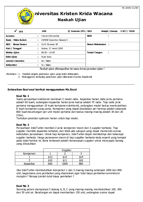 (DOC) Naskah UTS RO Informatika | Fernando alta - Academia.edu