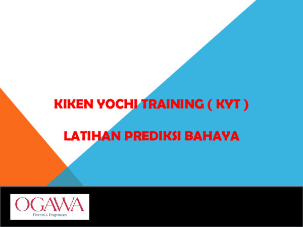 (PPT) Kiken Yochi Training