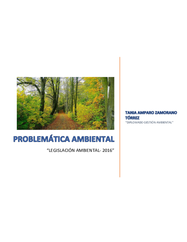 (PDF) Texto N 1 Problemática Ambiental