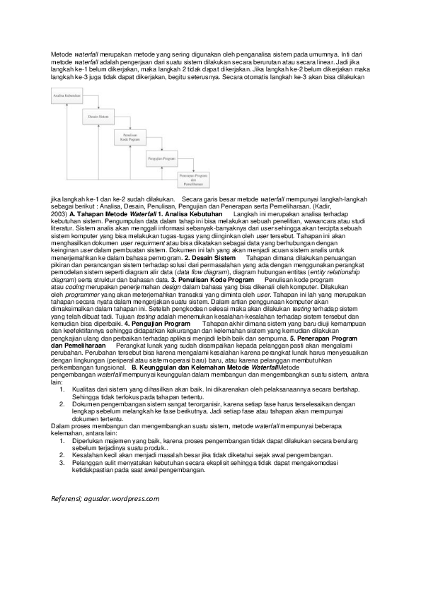 (DOC) Metode Waterfall