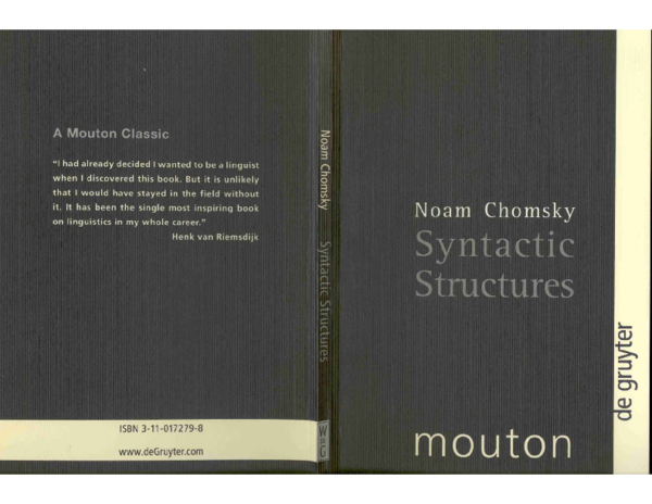 (PDF) Chomsky syntactic structures 2ed | Esther Liz Chen - Academia.edu