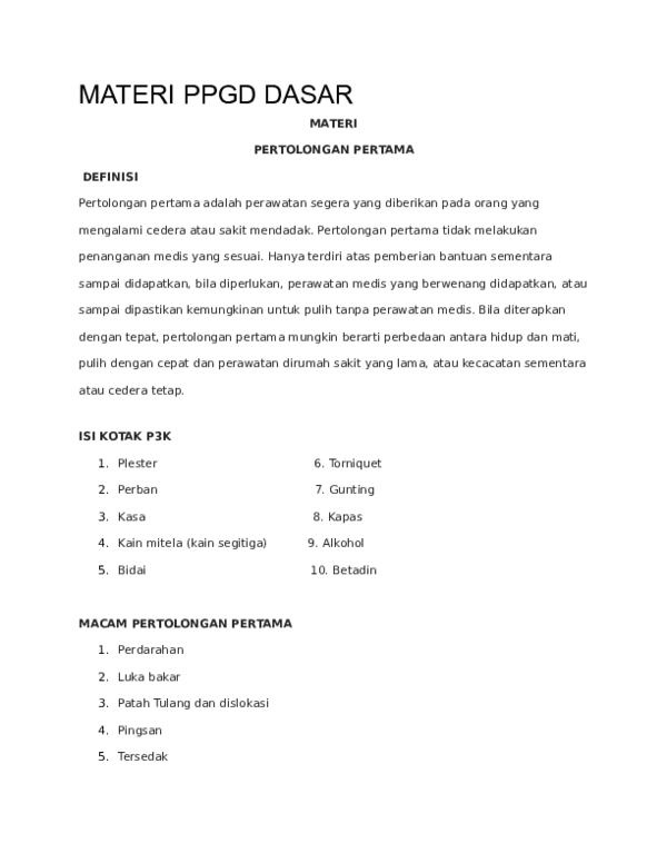 (DOC) MATERI PPGD DASAR