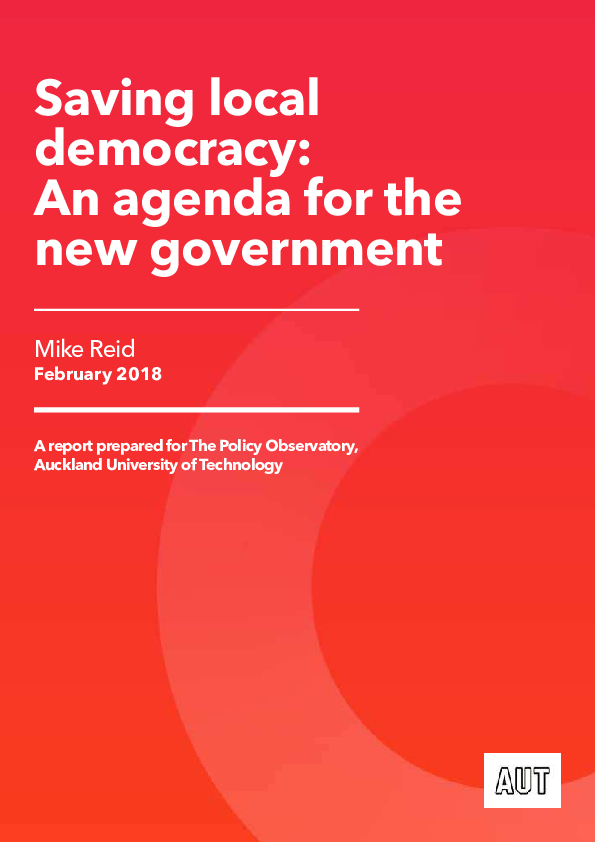 (PDF) Saving local democracy: An agenda for the new government | Dr ...