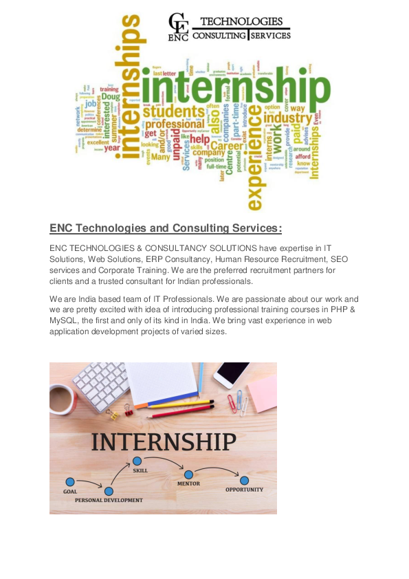 (PDF) ENC Technologies and Consulting Services | ENC Technologies ...