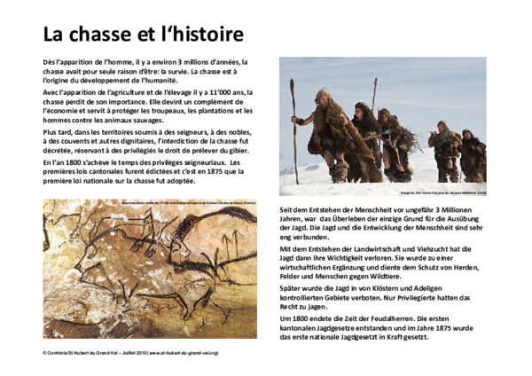 (PDF) La chasse et l'histoire