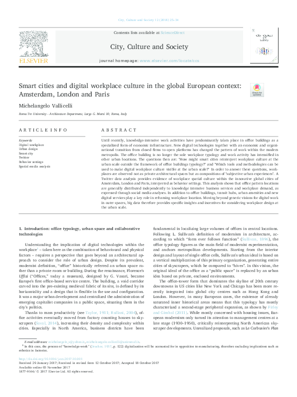 (PDF) Smart cities and digital workplace culture in the global European ...