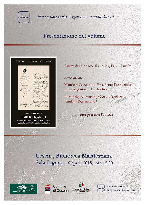 (PDF) Emilio Rosetti. Padre dell'ingegneria argentina. Cultore e ...
