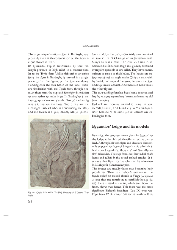 (PDF) Gotlandic Churches Byzantios lodge and its models