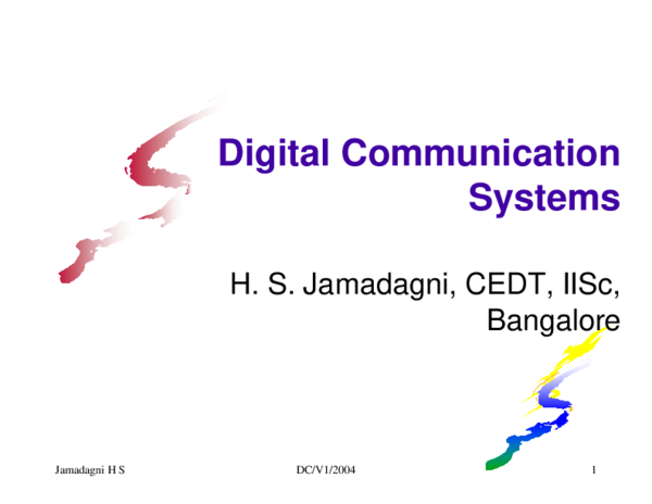 (PDF) Digital Communication Systems