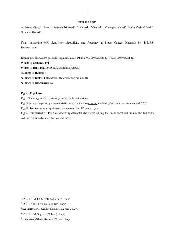 (PDF) Current and future technologies for breast cancer imaging | James ...