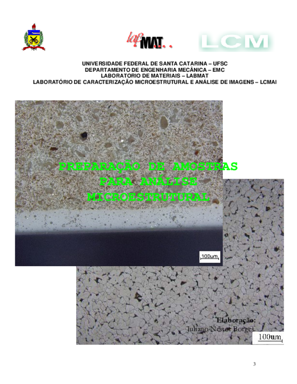 (PDF) UNIVERSIDADE FEDERAL DE SANTA CATARINA – UFSC DEPARTAMENTO DE ...