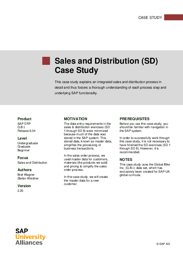 (PDF) Level Focus Sales and Distribution MOTIVATION