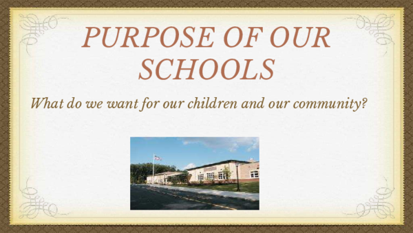 (PDF) Purpose of Our Schools