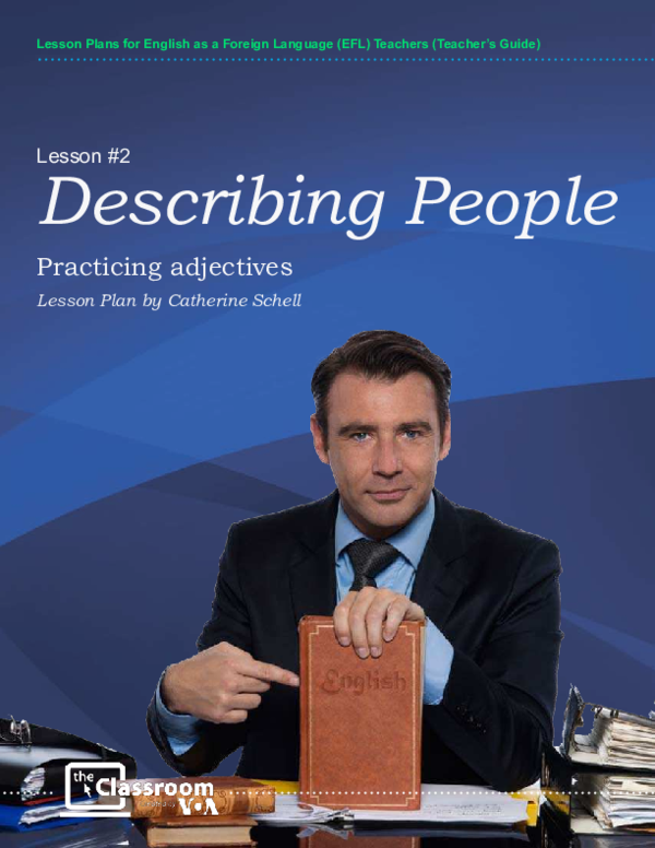(PDF) Lesson Plans for English as a Foreign Language (EFL) Teachers ...