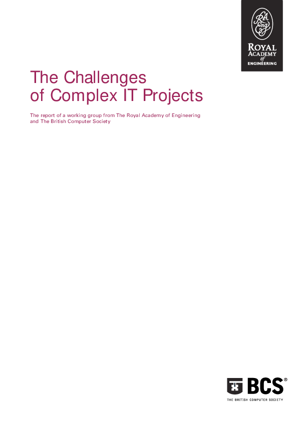 (PDF) The Challenges of Complex IT Projects