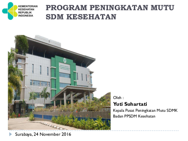 (PDF) PROGRAM PENINGKATAN MUTU SDM KESEHATAN