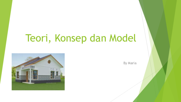 (PPT) Perbedaan Teori, Konsep dan Model