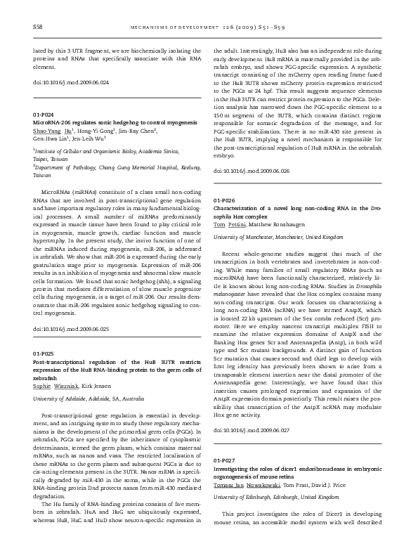 (PDF) 01-P024 MicroRNA-206 regulates sonic hedgehog to control ...