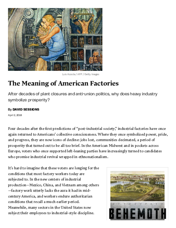 (PDF) The Meaning of American Factories
