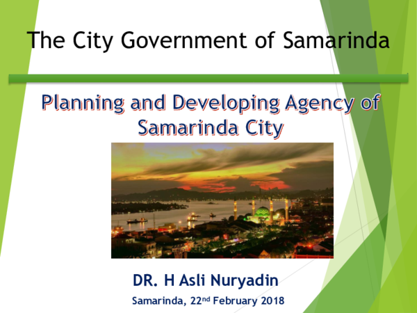 (PPT) Paparan Bappeda kota Samarinda pada Kunjungan US Agency