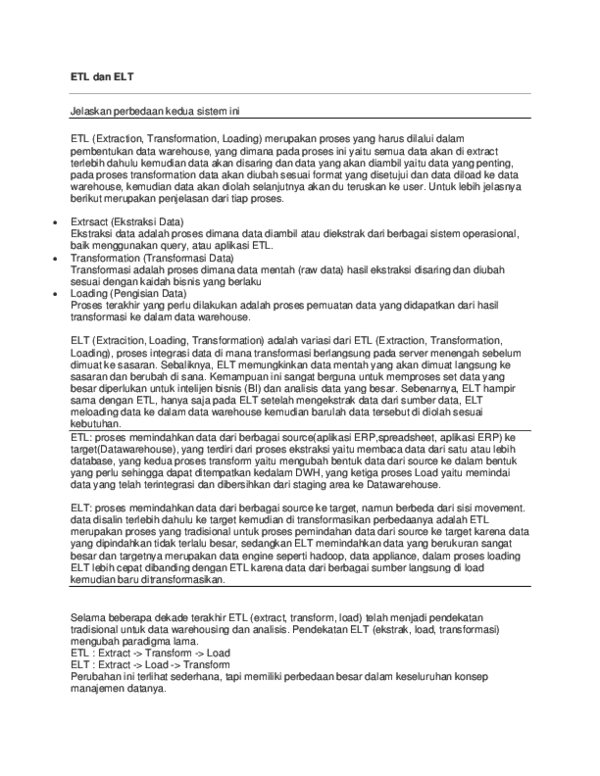 (PDF) ETL dan ELT