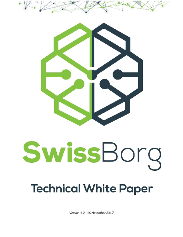 (PDF) Swissborg technical whitepaper