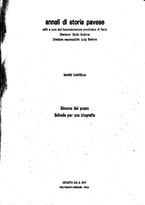 (PDF) Simone del Pozzo Biografia