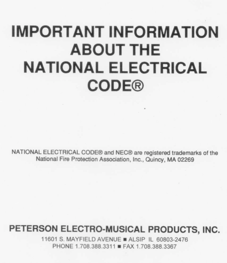 (PDF) National Electrical Code Requirements
