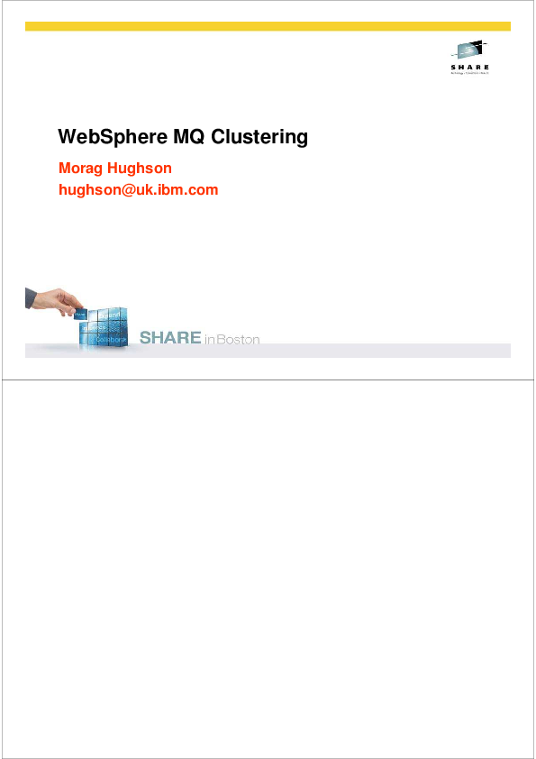 (PDF) WebSphere MQ Clustering (PDF) WebSphere MQ Clustering