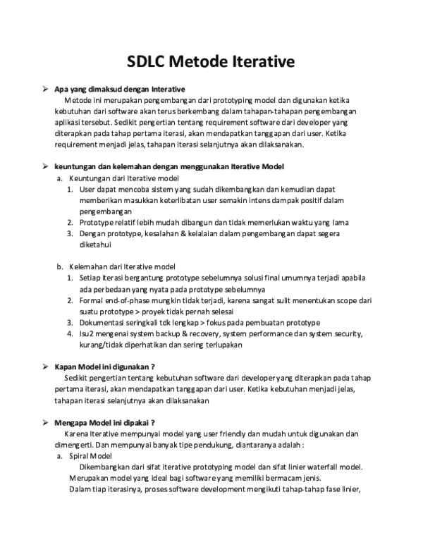 (DOC) SDLC Metode Iterative