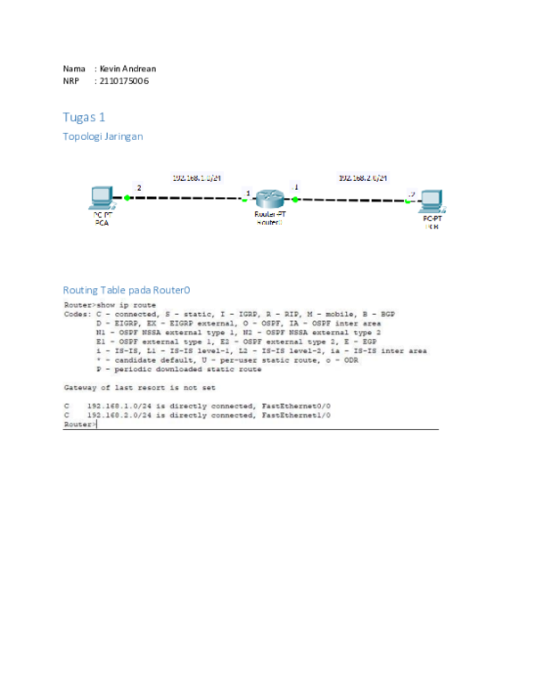 (PDF) Static Routing dengan Metric