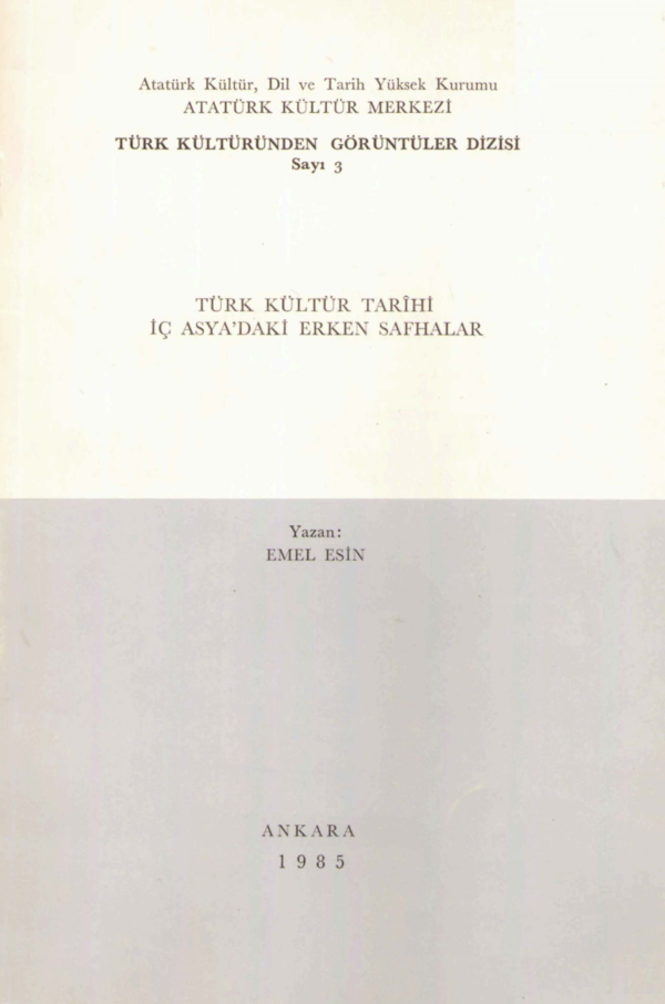 (PDF) Emel Esin, türk kültür tarihi (iç asyadaki erken safhalar).pdf