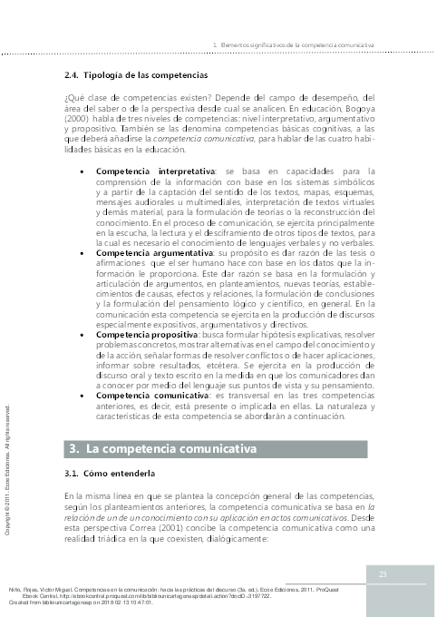 (PDF) Competencia comunicativa