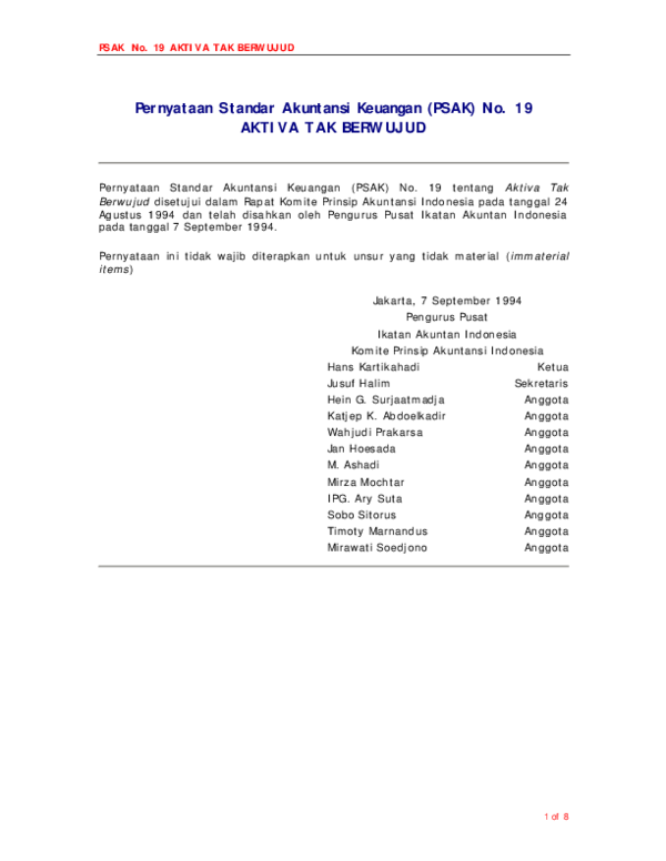 (PDF) PSAK 19 Aktiva Tidak Berwujud