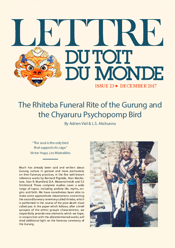 (PDF) The Rhiteba Funeral Rite of the Gurung and the Chyaruru ...