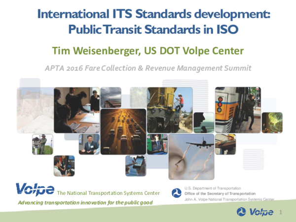 (PDF) International ITS Standards development: Public Transit Standards ...