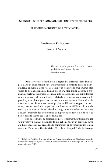 sujet bac français 2005