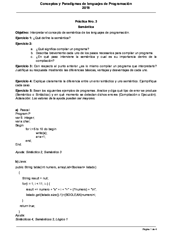 (PDF) Conceptos y Paradigmas de lenguajes de Programación 2018