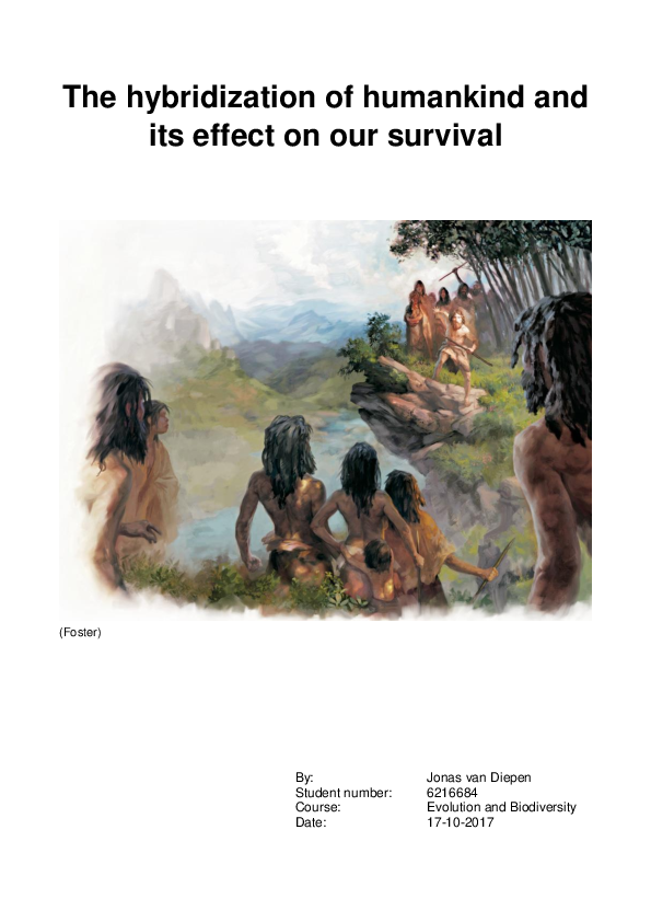 (DOC) The hybridization of humankind and its effect on our survival
